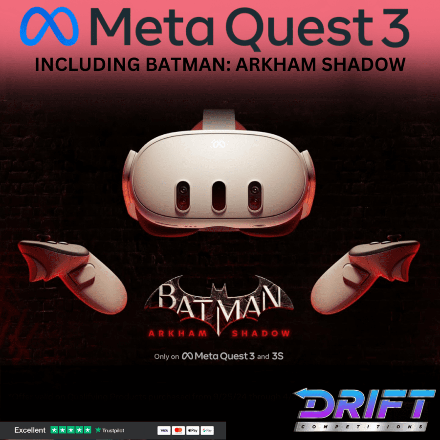 META QUEST 3S 128G INCLUDING BATMAN: ARKHAM SHADOW - Drift Competitions